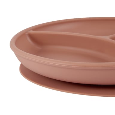 Silicone Suction Divided Plate - Assorted - Kmart NZ