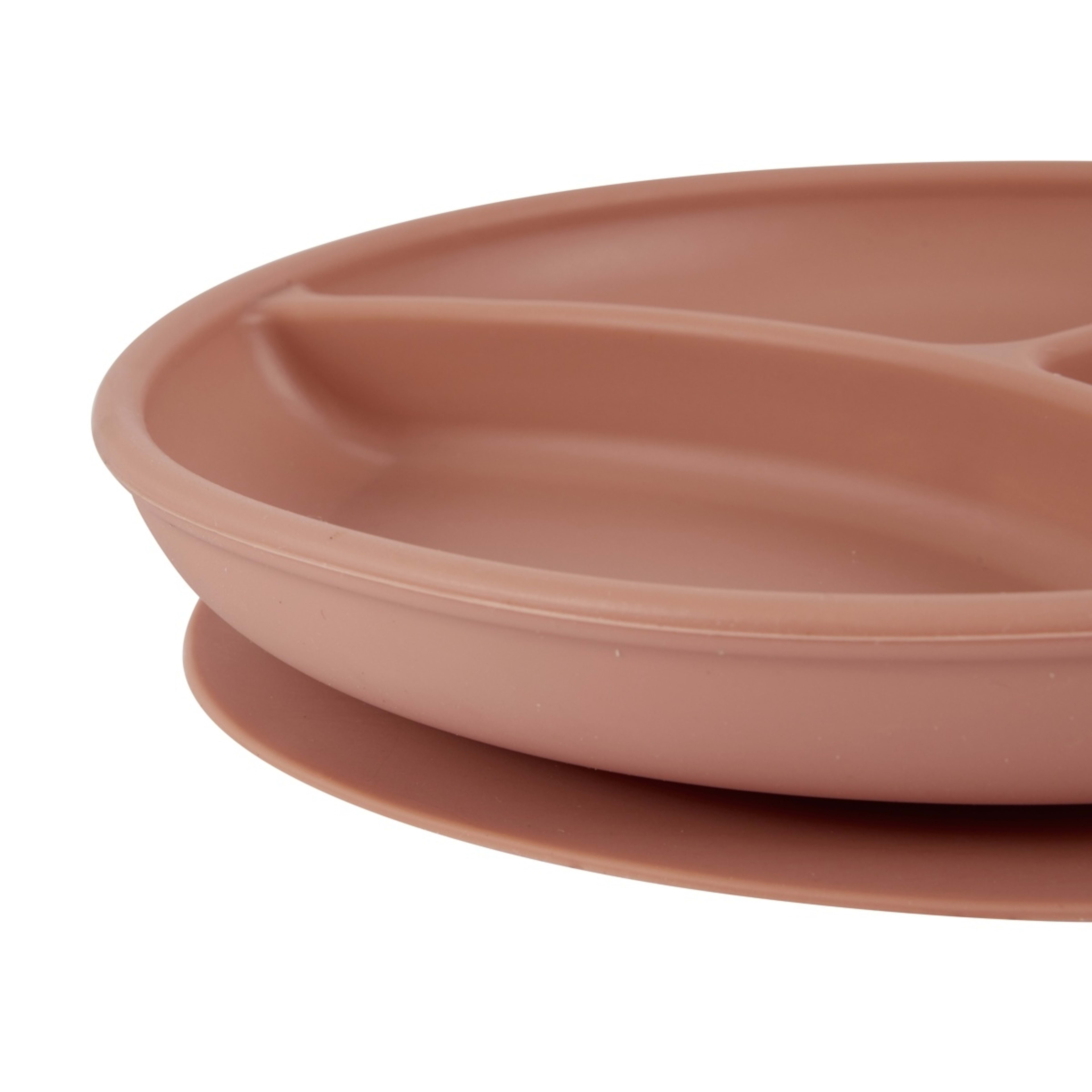 Silicone Suction Divided Plate - Assorted - Kmart
