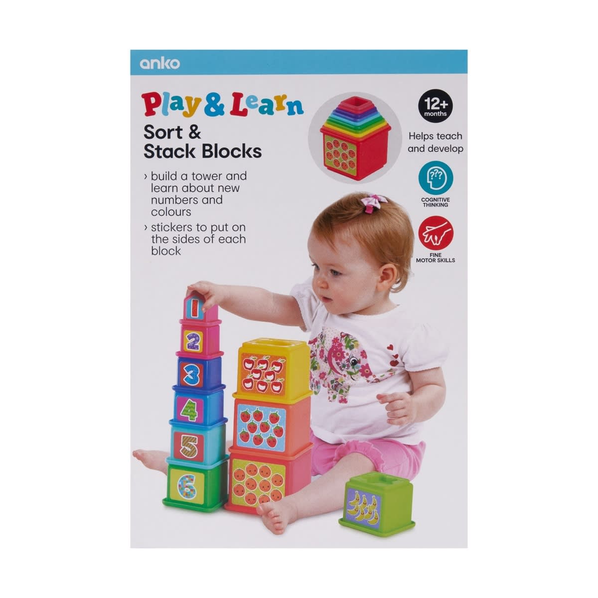 Sort & Stack Blocks Playset - Kmart NZ