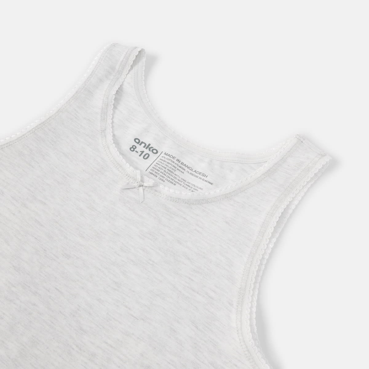 3 Pack Super Soft Singlets - Kmart