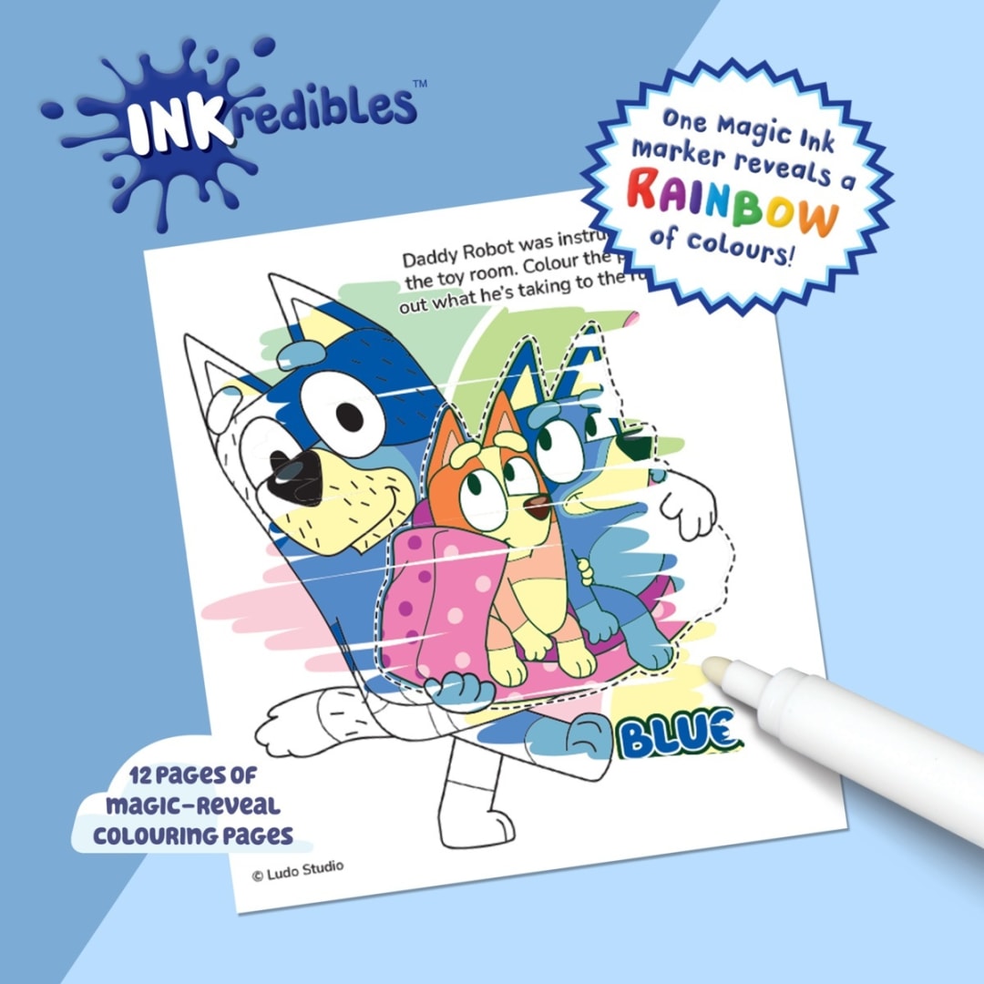 INKredibles Bluey Mess-Free Activity Kit - Book - Kmart