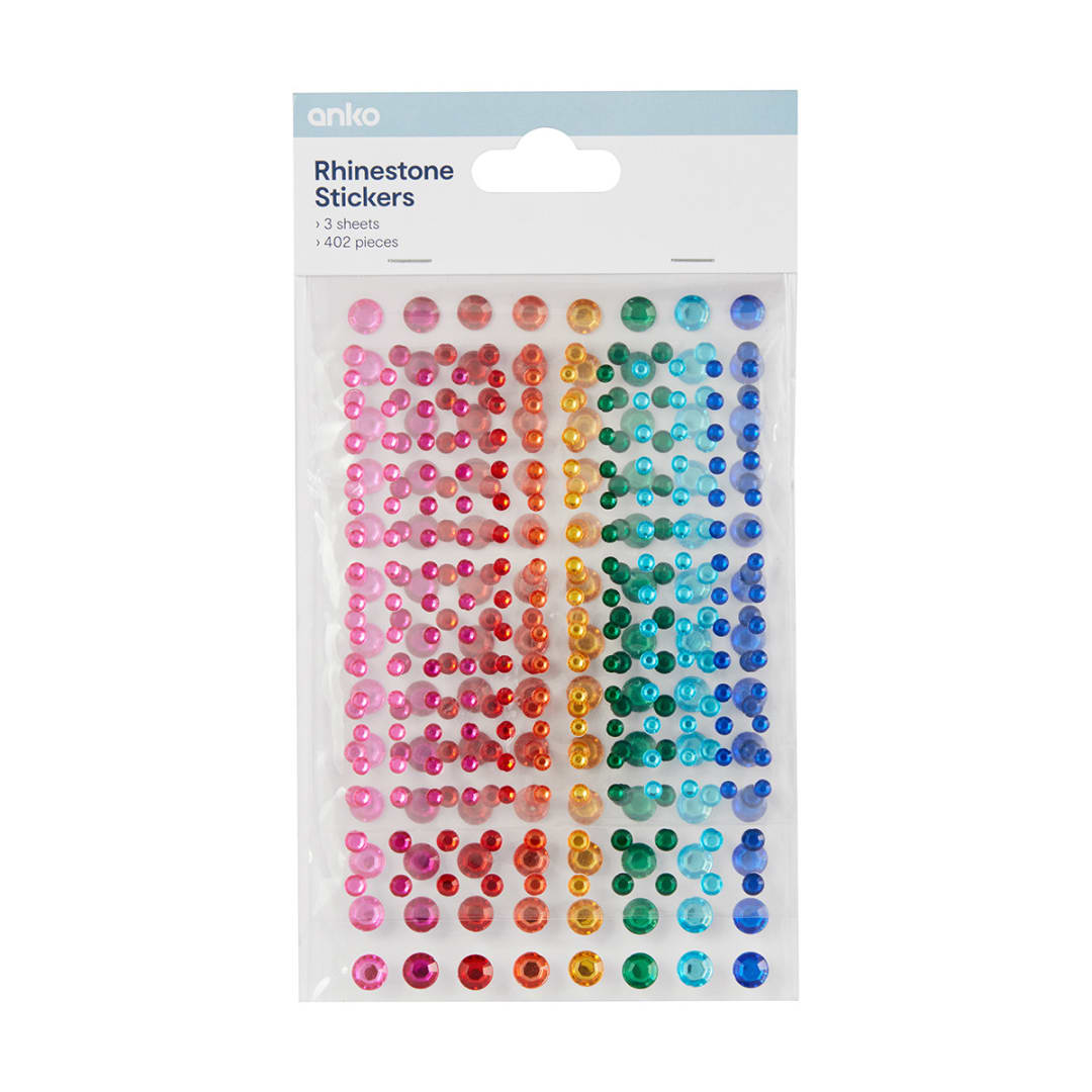 402 Piece Rhinestone Stickers - Kmart