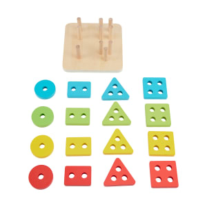 Wooden Multi Shape Stacker - Kmart