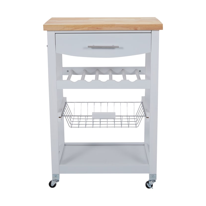 White Kitchen Trolley - Kmart