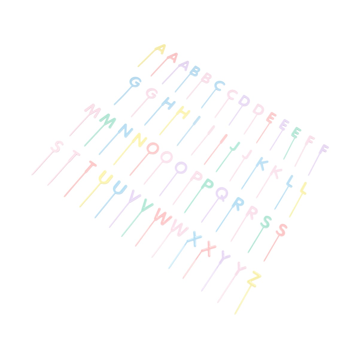55 Piece Letter Cake Toppers - Kmart NZ