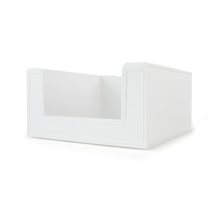 28.5L Modular Open Front Stackable Bin - White - Kmart