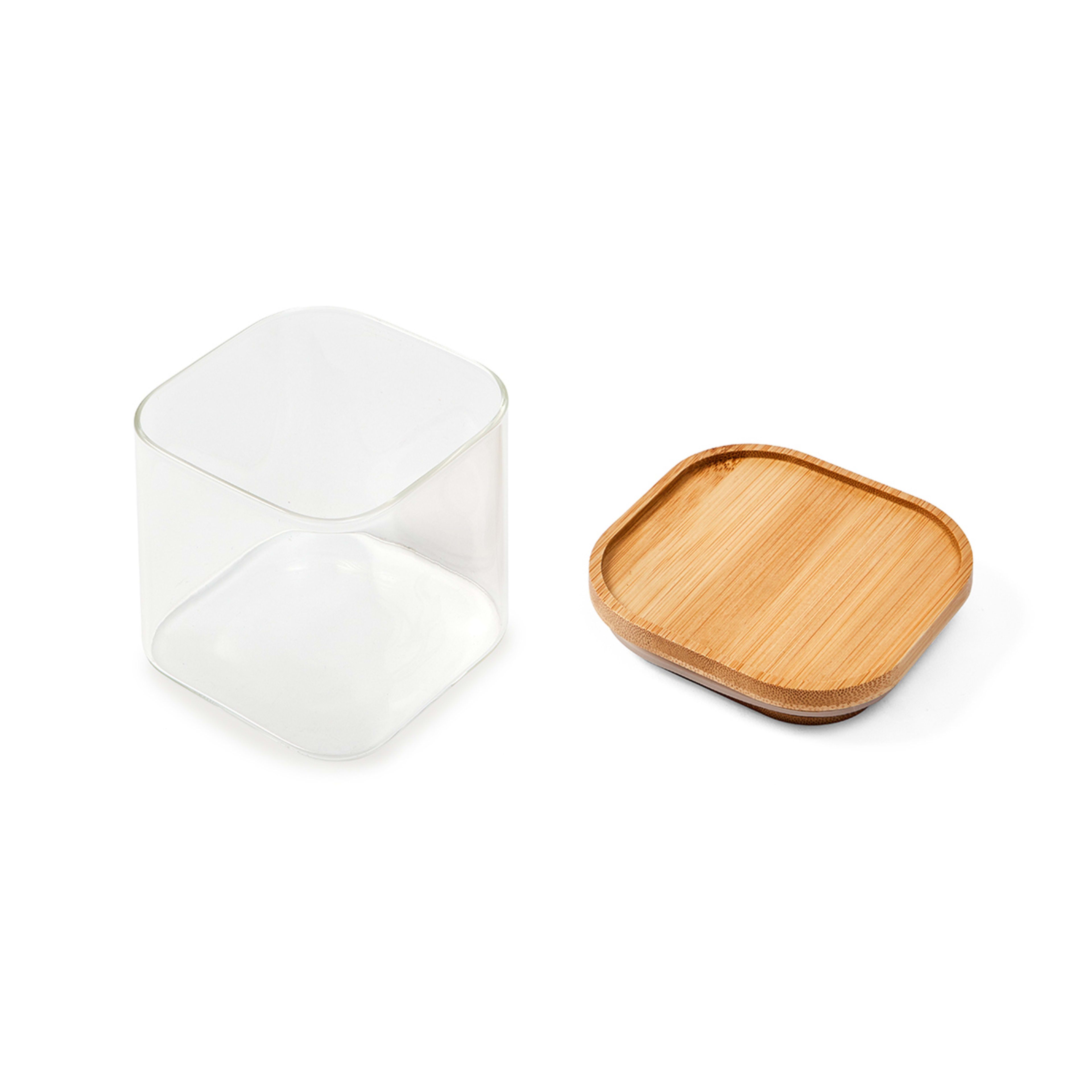 500ml Glass Container with Bamboo Lid - Kmart NZ