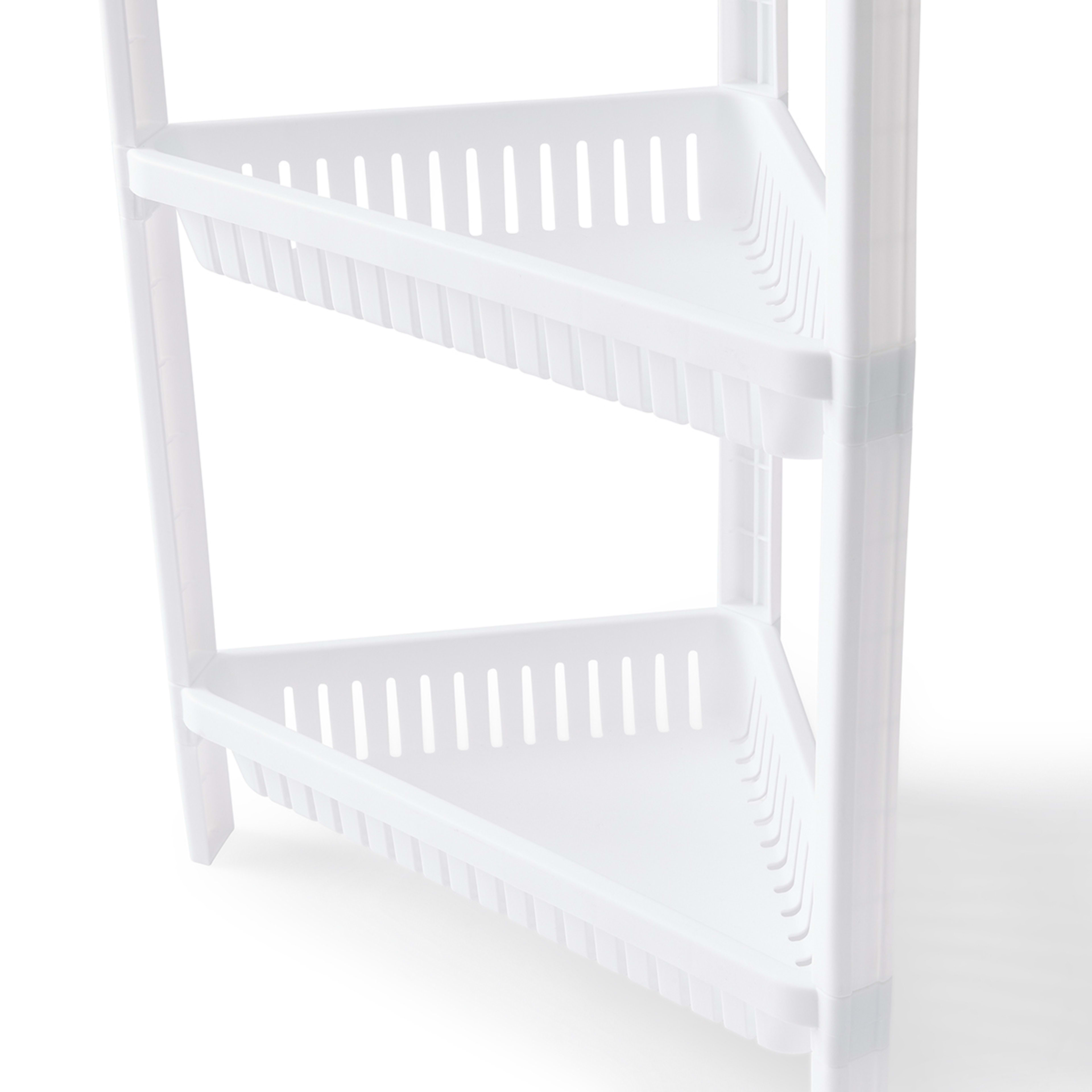 3 Tier Plastic Corner Shelf - Kmart