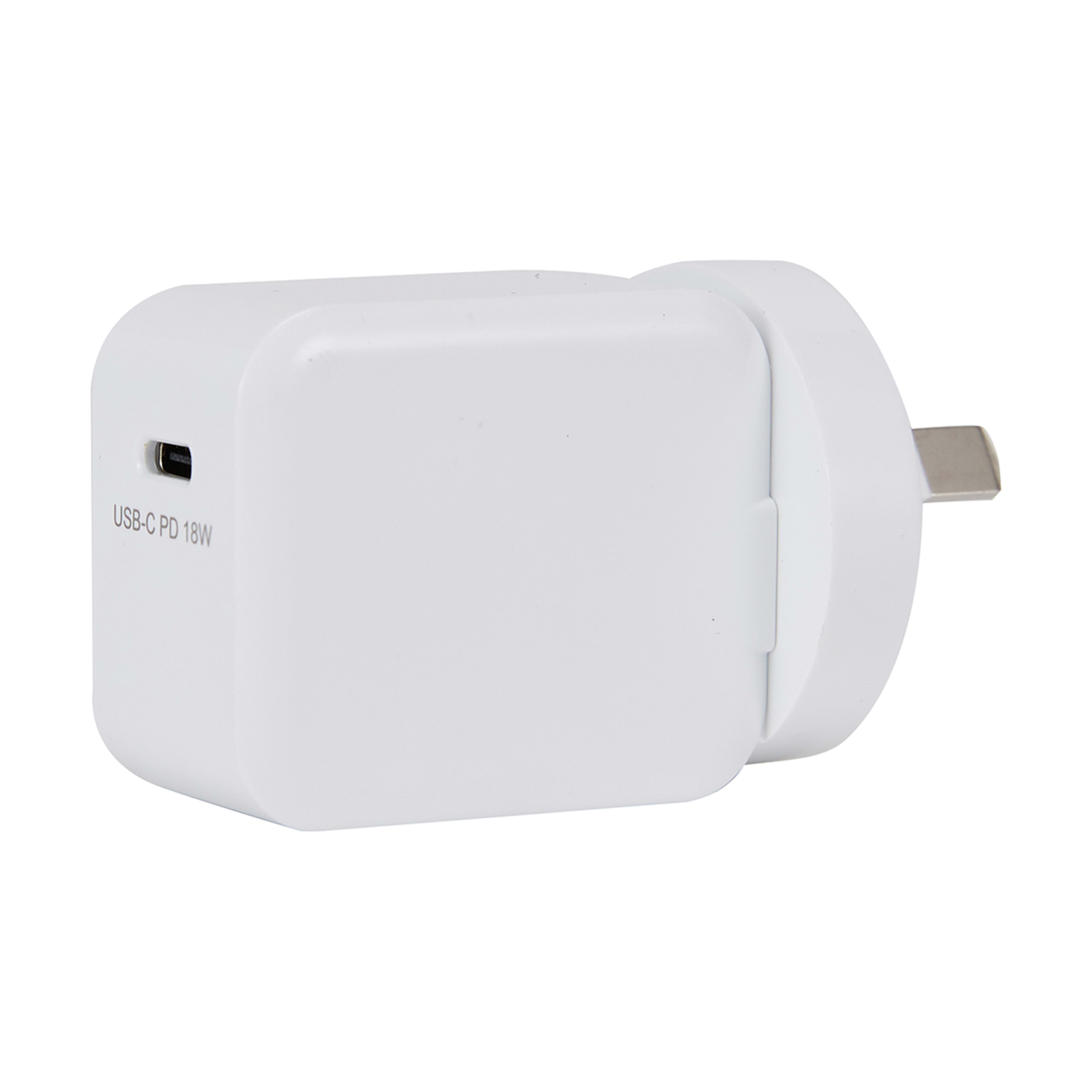 Wall Charger USB-C Fast Charging - White - Kmart