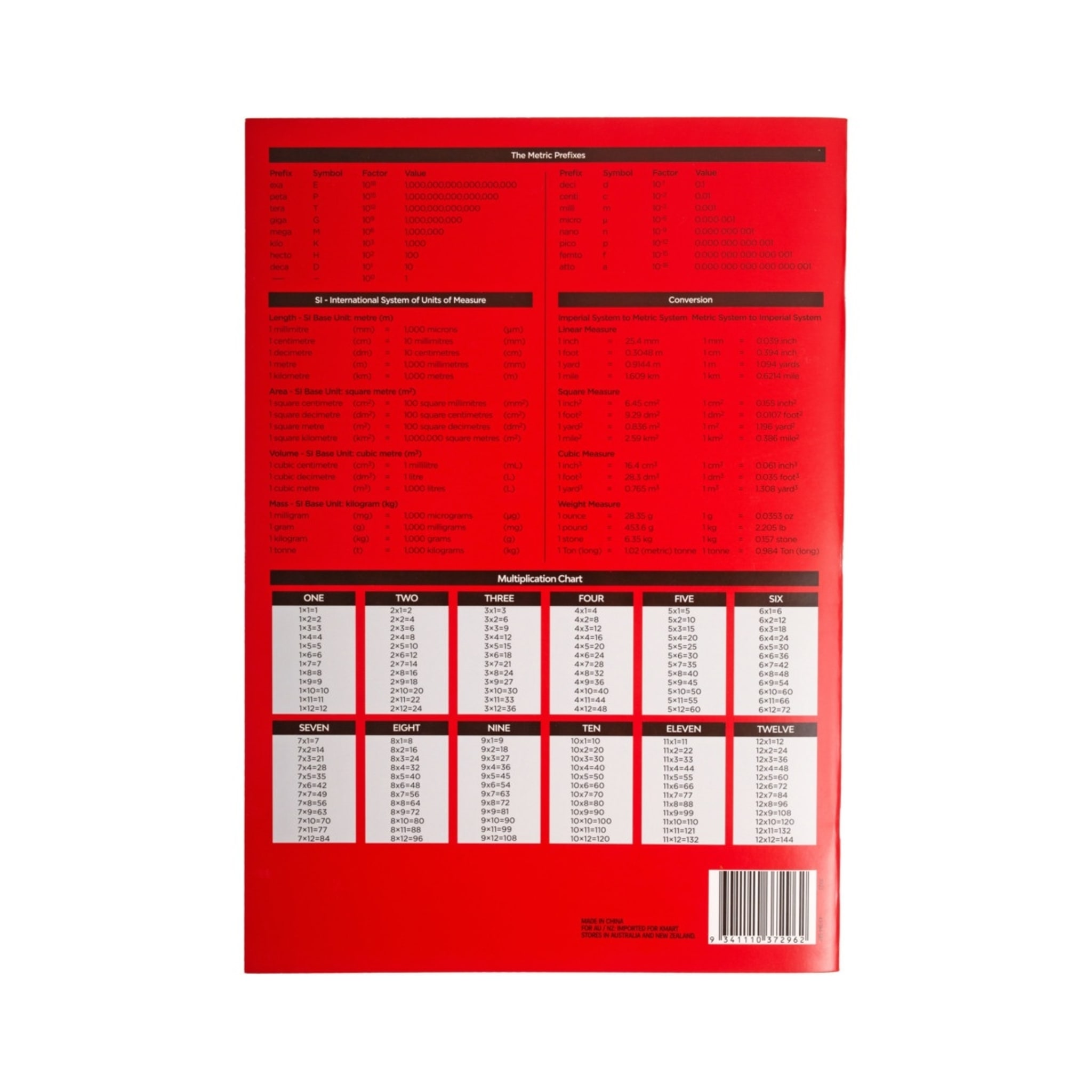 72 Page 1B8 Exercise Book - Kmart NZ