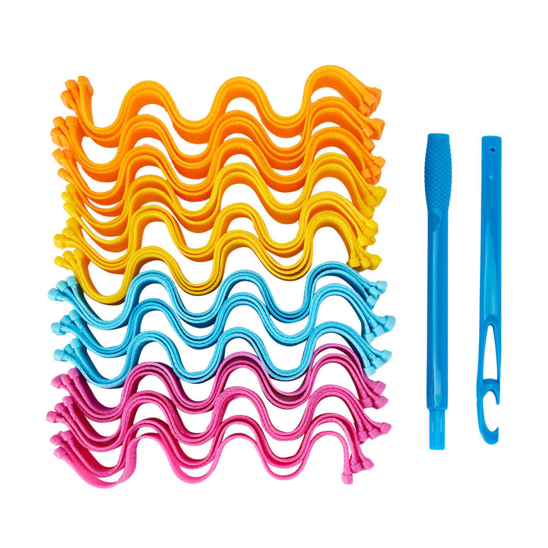 OXX Haircare 36 Piece Heatless Wave Curlers - Kmart