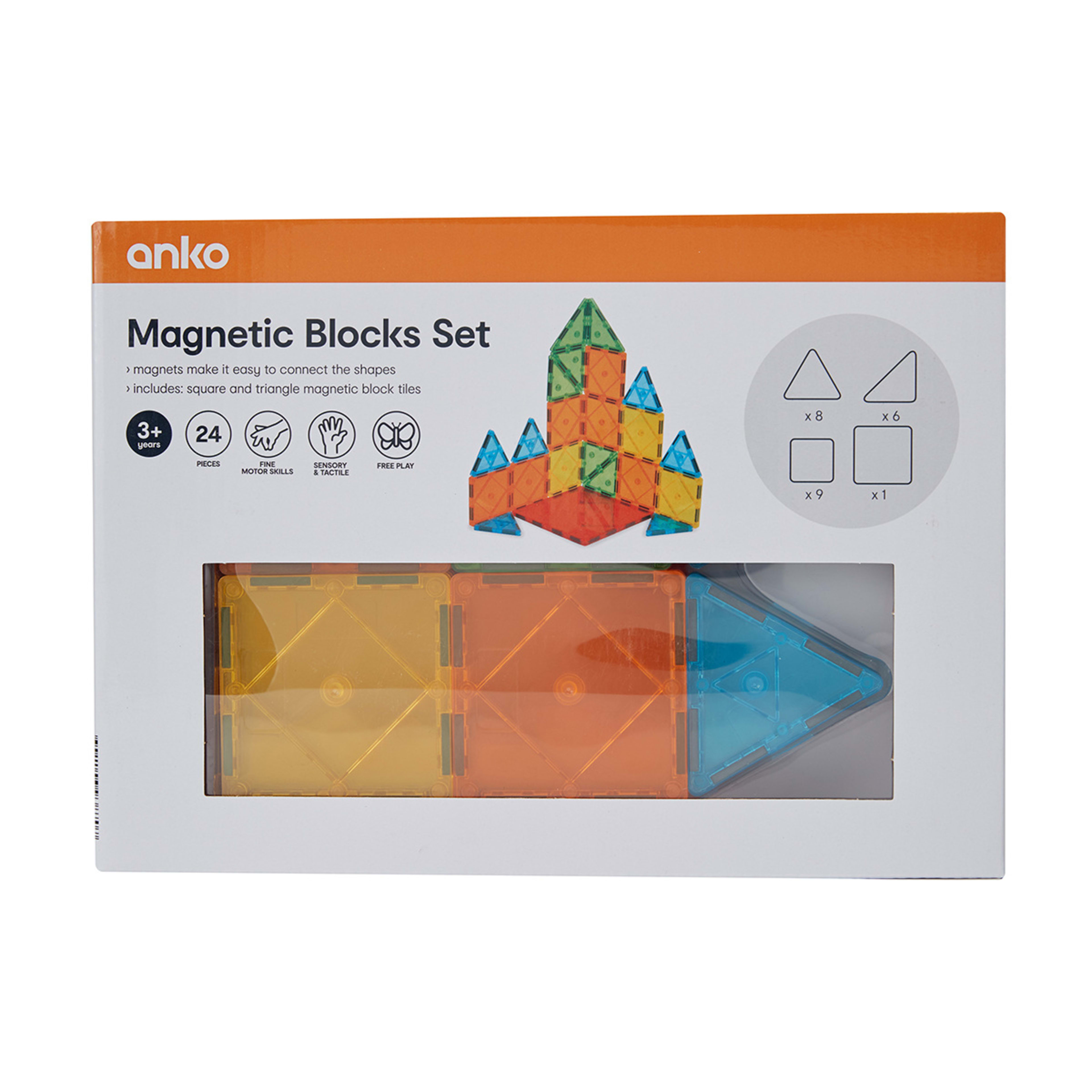 Magnetic Blocks Playset - Kmart