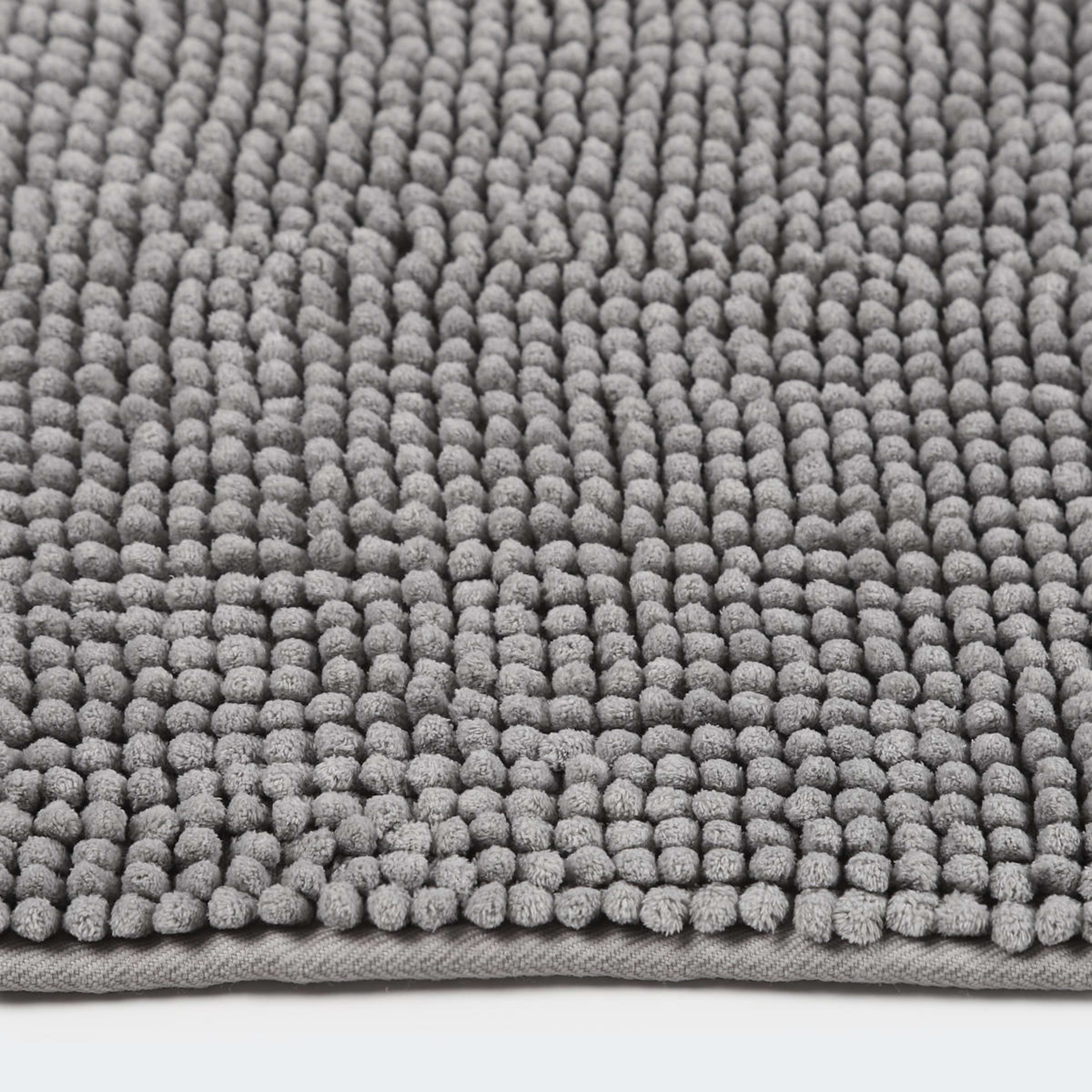 Soft Toggle Bath Mat - Silver Look - Kmart
