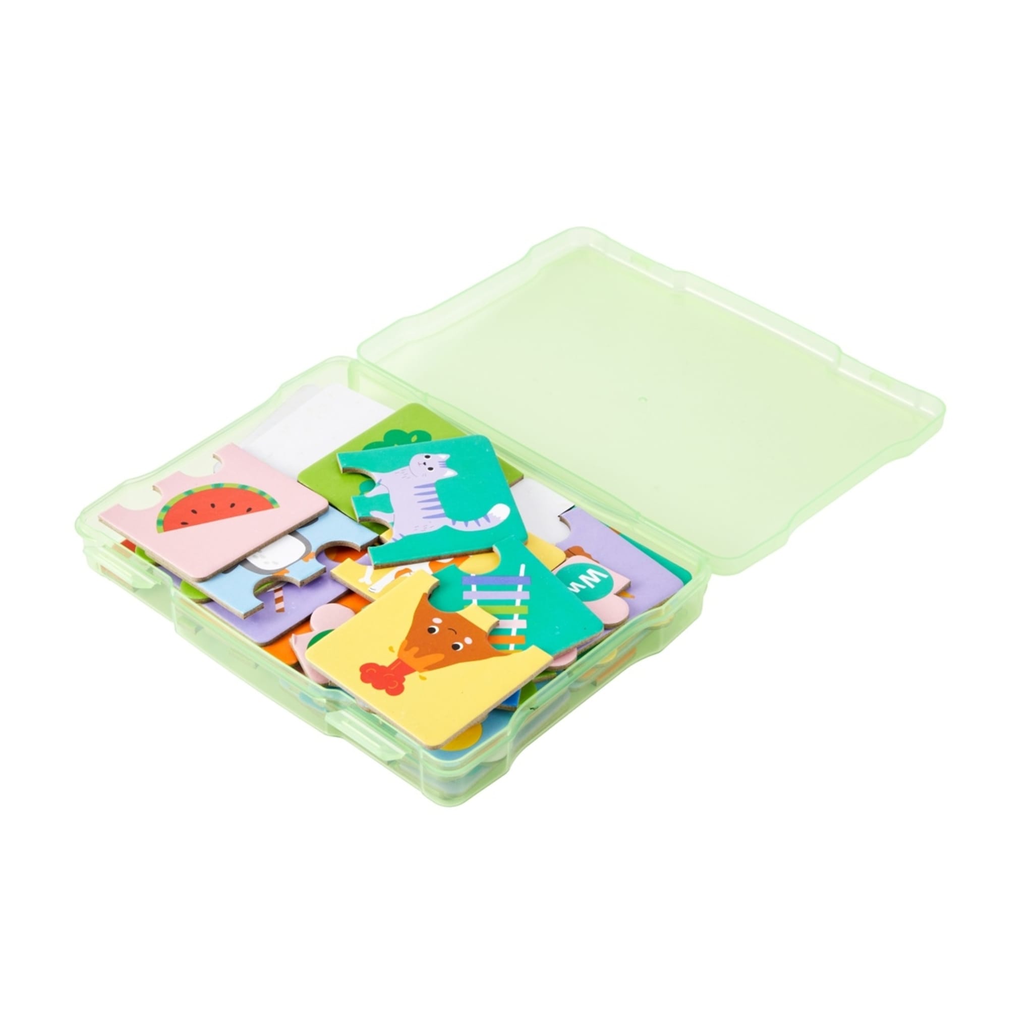 52 Piece Alphabet and Word Scenario Puzzles - Kmart