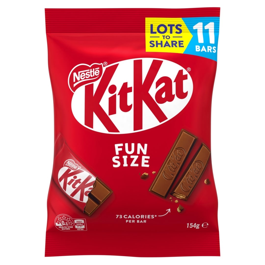 11 Pack Nestle KitKat Fun Size Share Pack 154g - Kmart
