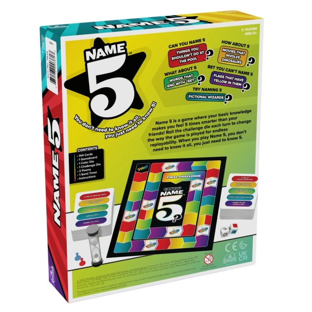 Can You Name 5 Board Game - Kmart