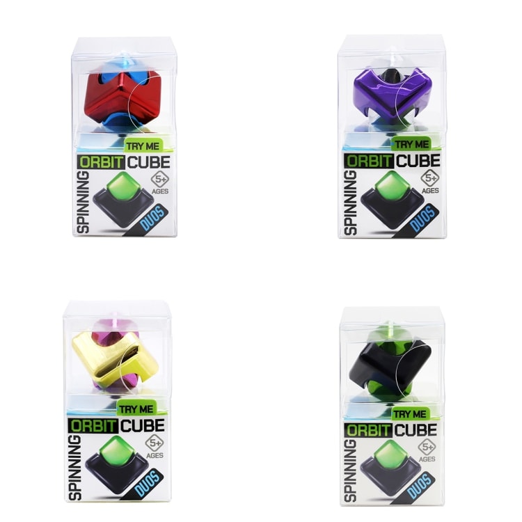 Trend Hub Spinning Metal Fusion Orbit Cube - Assorted - Kmart