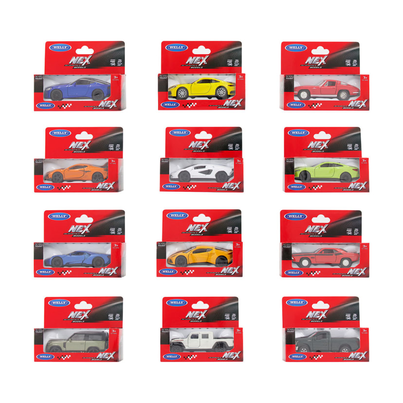 Welly NEX Models 1:38 Diecast Pull Back Cars - Assorted - Kmart