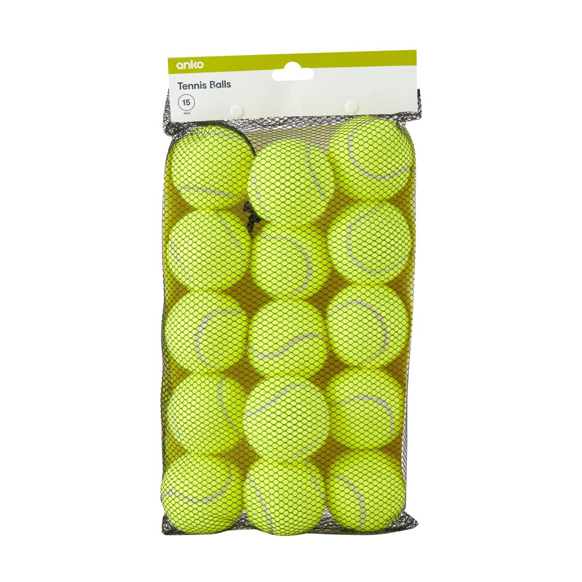 15 Pack Tennis Balls - Kmart