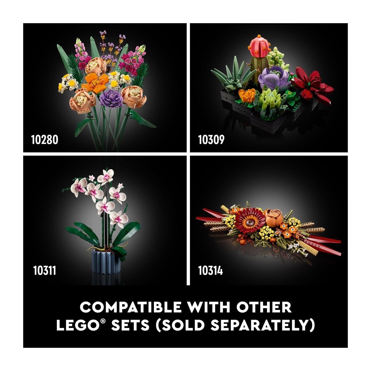 LEGO Botanicals Wildflower Bouquet 10313 - Kmart