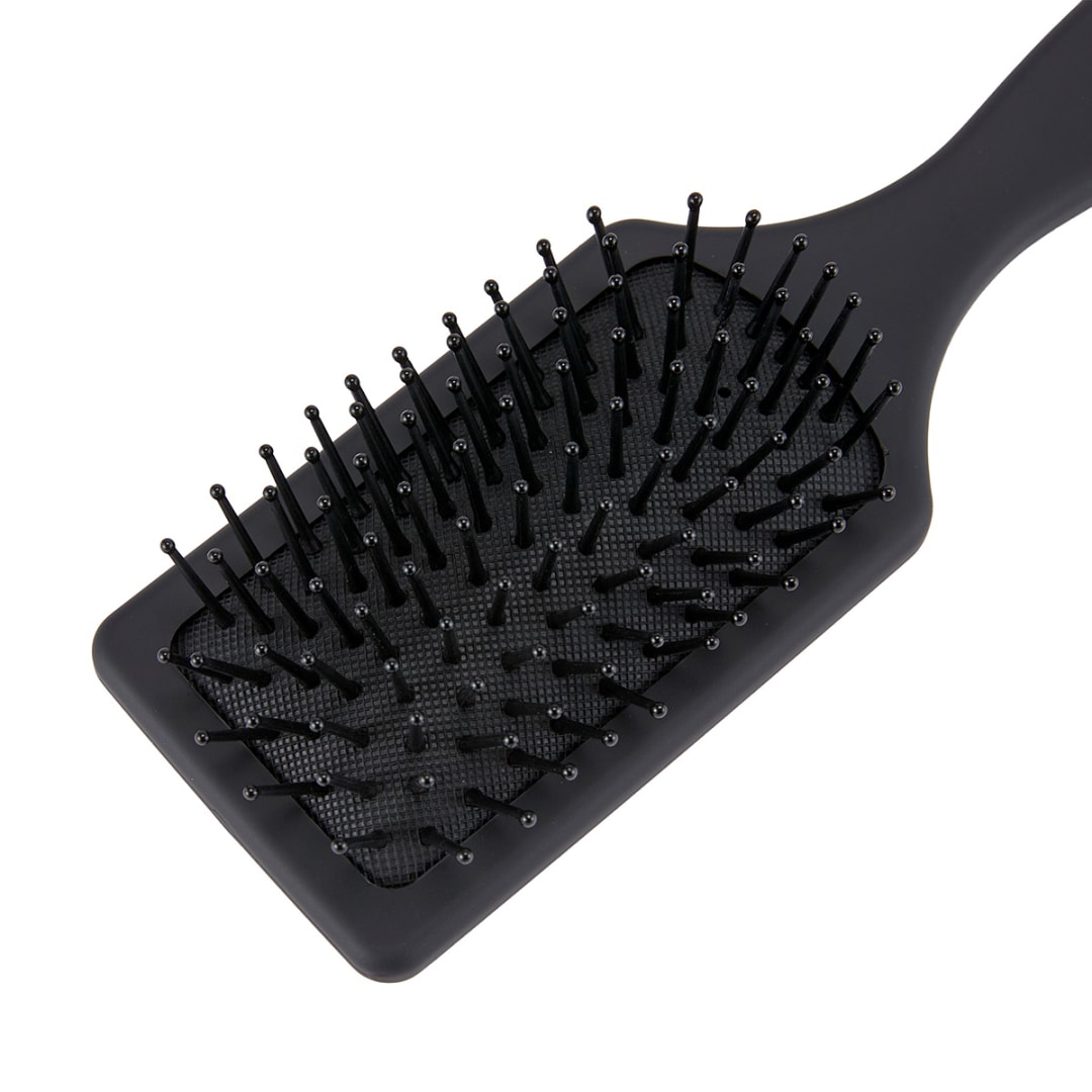 Small Paddle Hair Brush - Black - Kmart