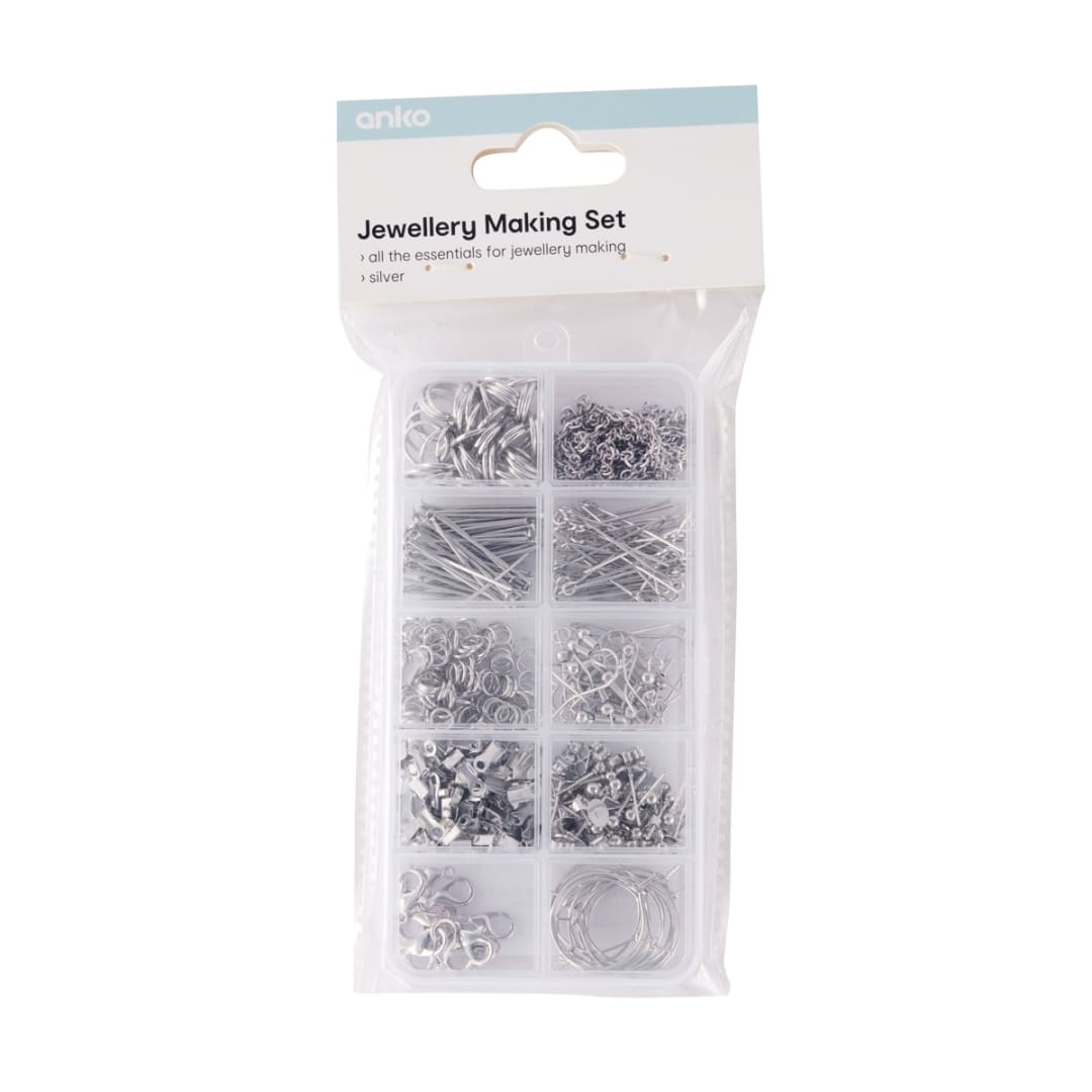 Jewellery Making Set - Silver Look - Kmart