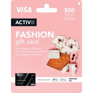 Activ VISA $50 Fashion Gift Card - Kmart
