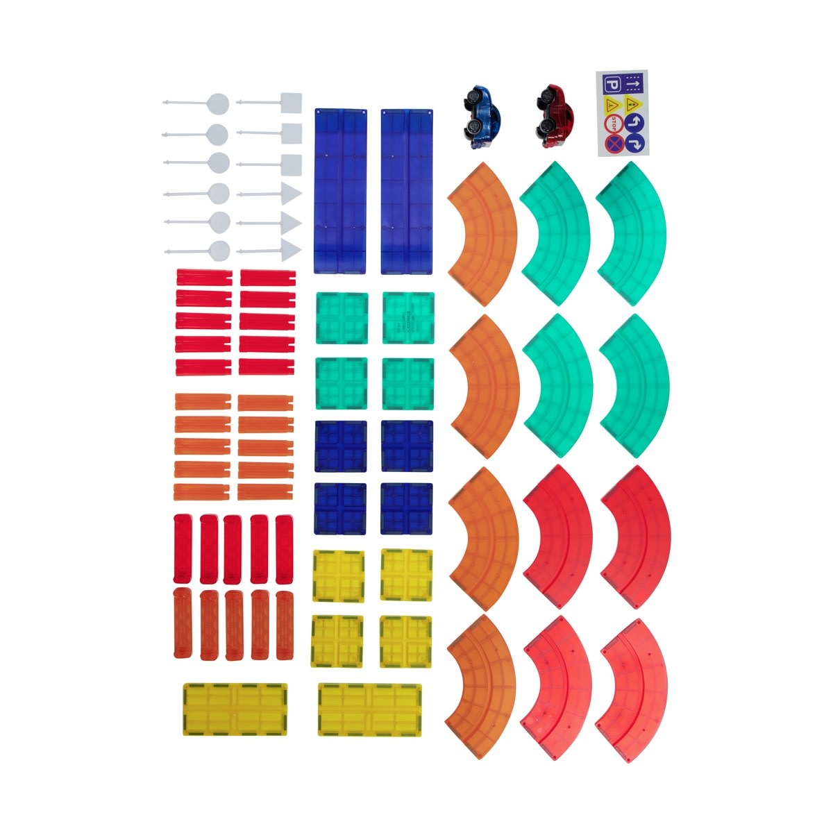 72 Piece Magnetic Race Track Set - Kmart NZ