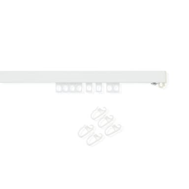 S-Fold Curtain Track - White - Kmart