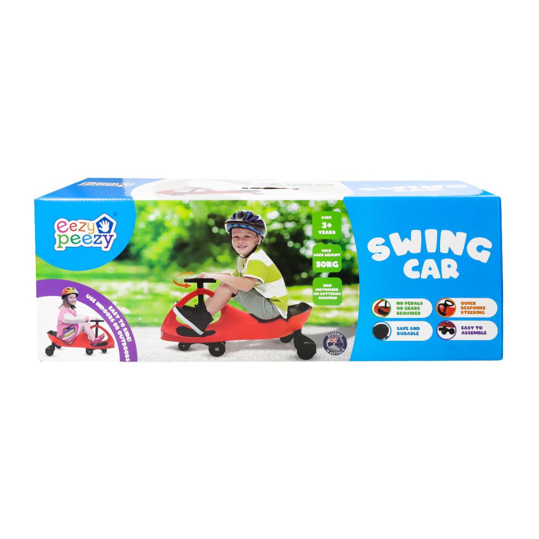 Eezy Peezy Swing Car - Red - Kmart