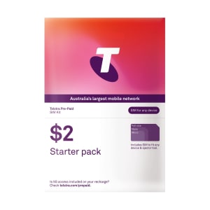 Telstra $2 Pre-Paid SIM Starter Kit - Kmart