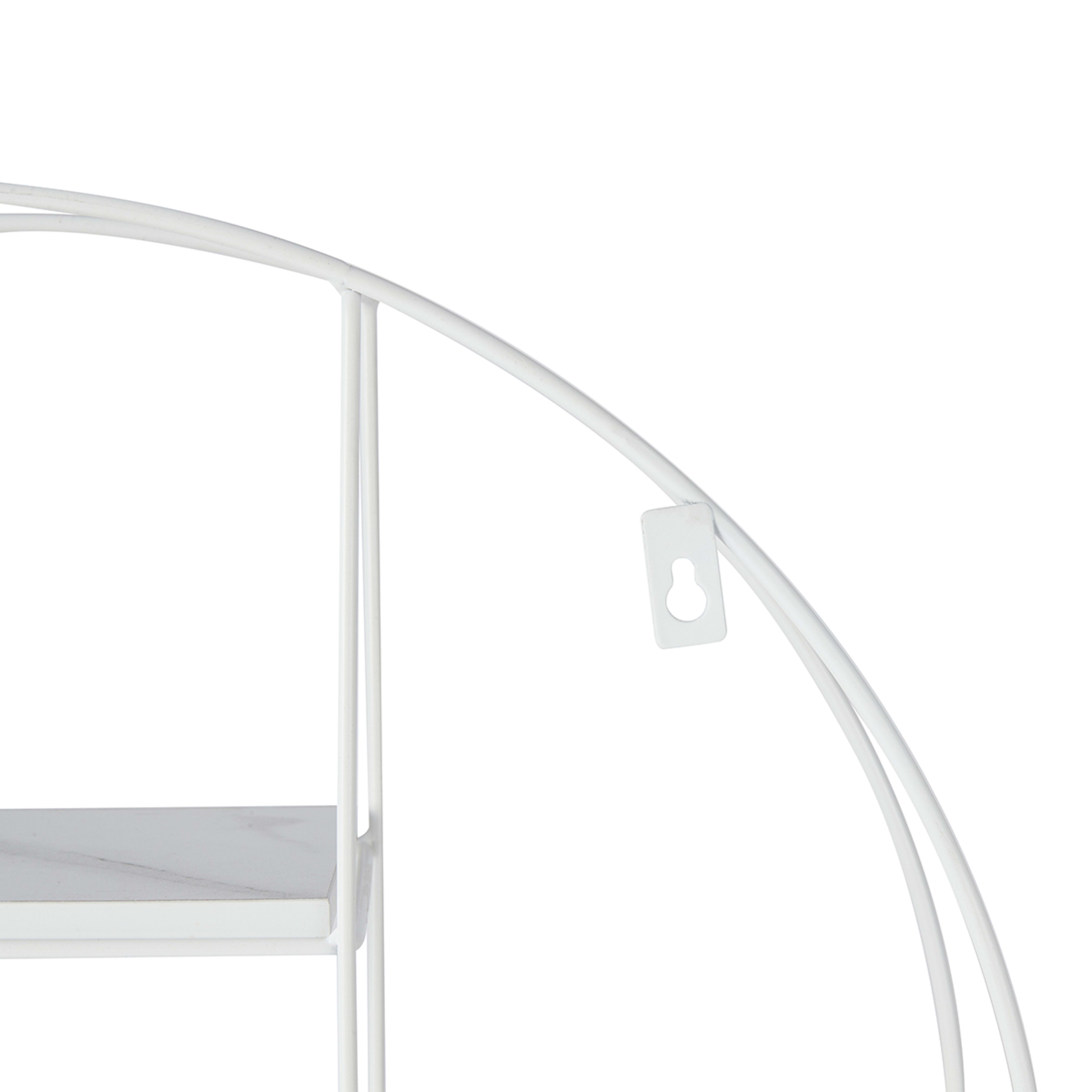 Marble Look Round Shadow Box - Kmart