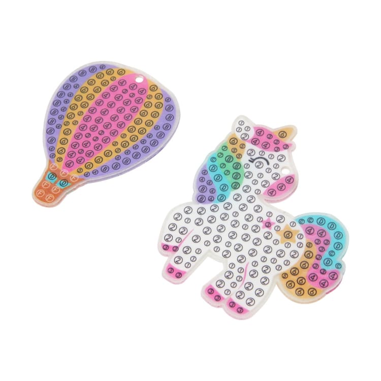 Make Your Own Gem Keychains: Gem by Numbers Keyring Set - Kmart NZ