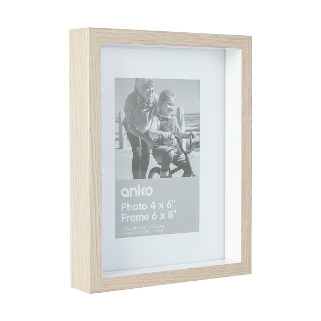 Manhattan Frame 4in. x 6in. - Oak Look - Kmart