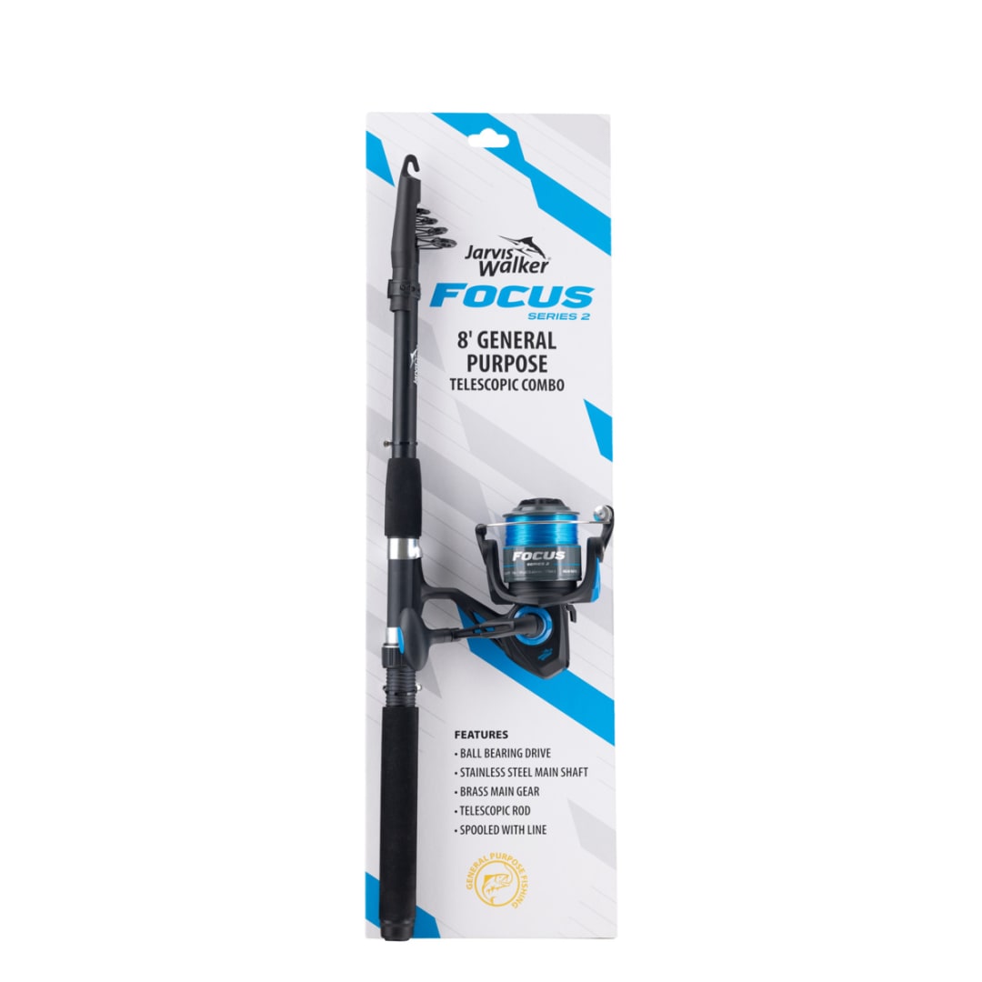 Jarvis Walker Focus Series 2 General Purpose Telescopic Combo - 8ft ...