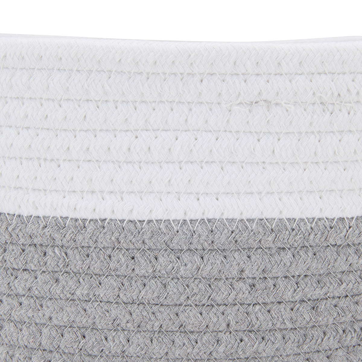 3 Pack Nestled Storage Baskets - White and Grey - Kmart