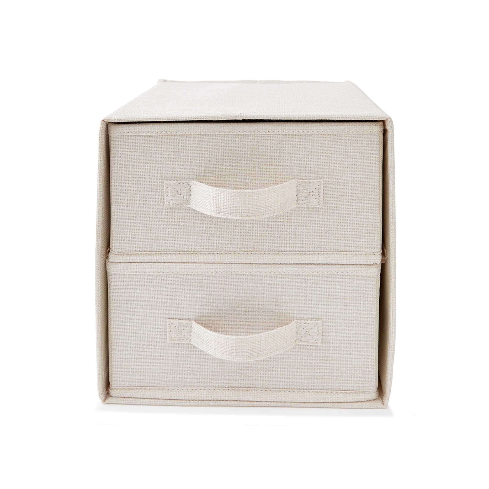 Linen Look Drawer Set - Beige - Kmart
