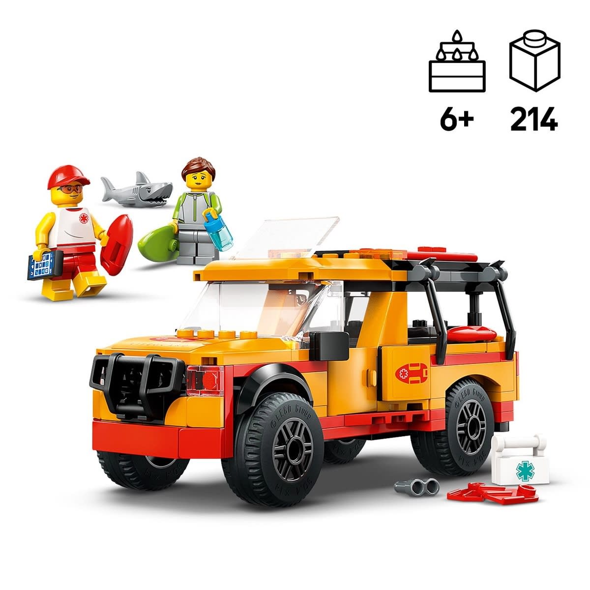 LEGO City Lifeguard Beach Rescue Truck 60453 - Kmart