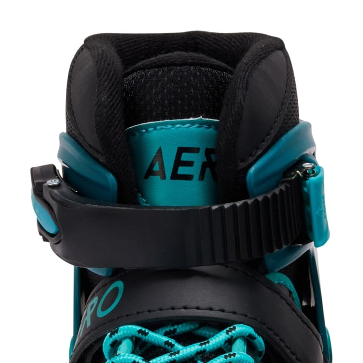 Inline Skates - Black and Teal, Size 2 to 4 - Kmart