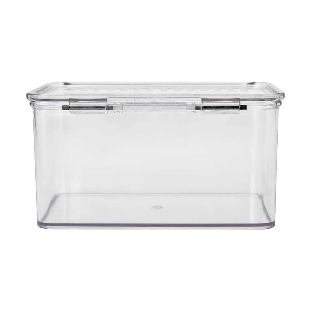 Clear Short Square Container with Lid - Kmart