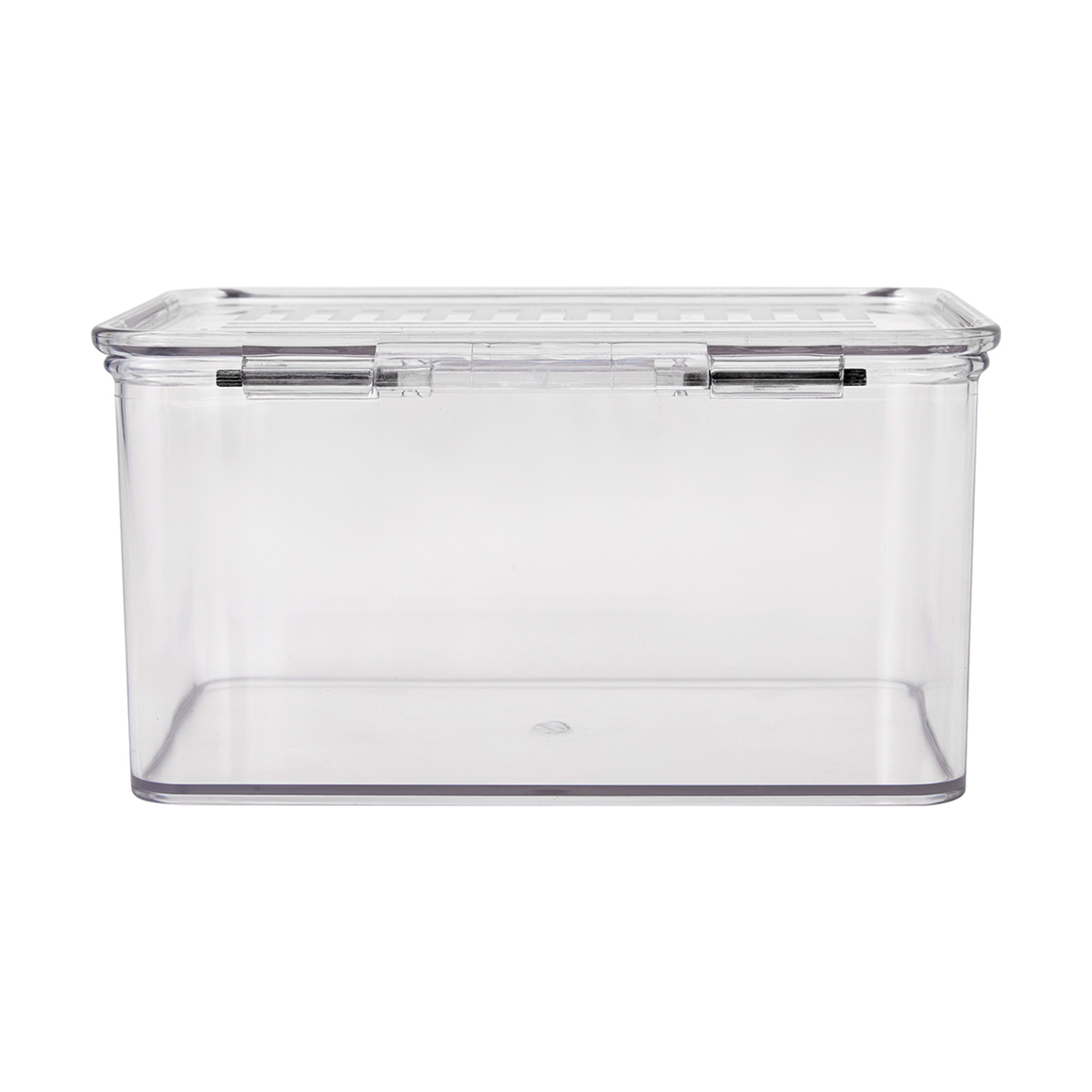 Clear Short Square Container with Lid - Kmart