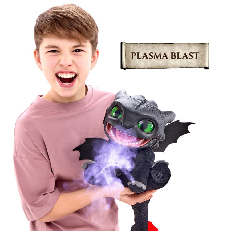 DreamWorks How To Train Your Dragon: RealFX Toothless Interactive Toy ...