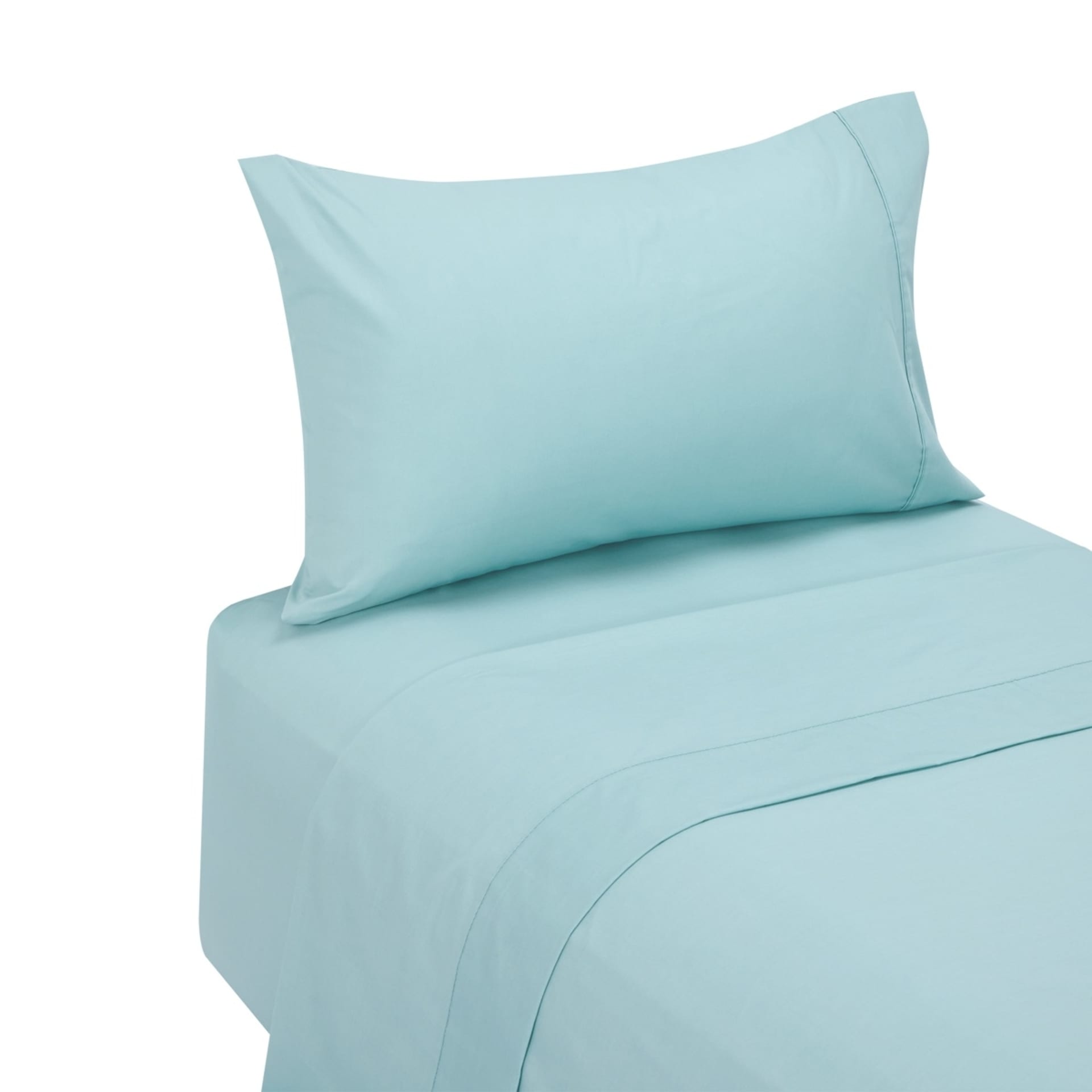 180 Thread Count Sheet Set - King Single Bed, Marine - Kmart