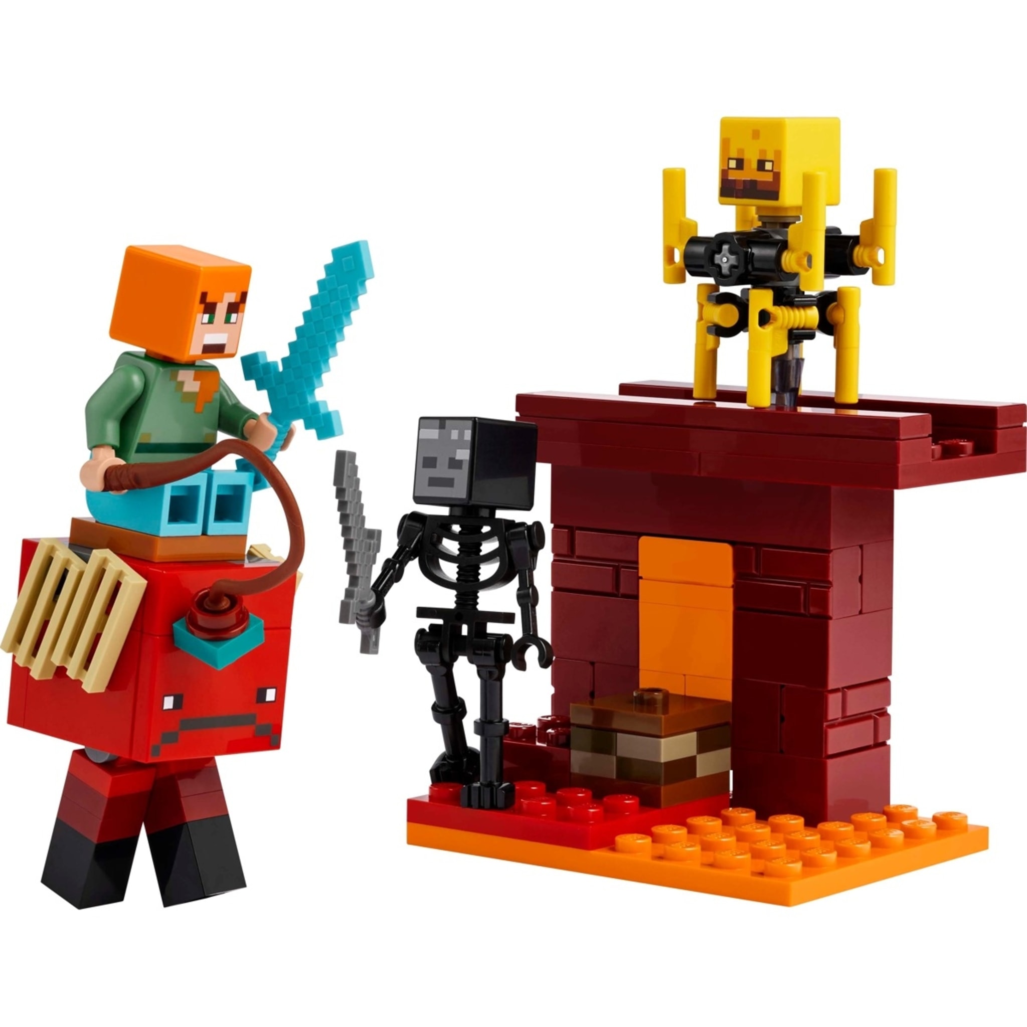 LEGO Minecraft The Nether Lava Battle 21266 - Kmart