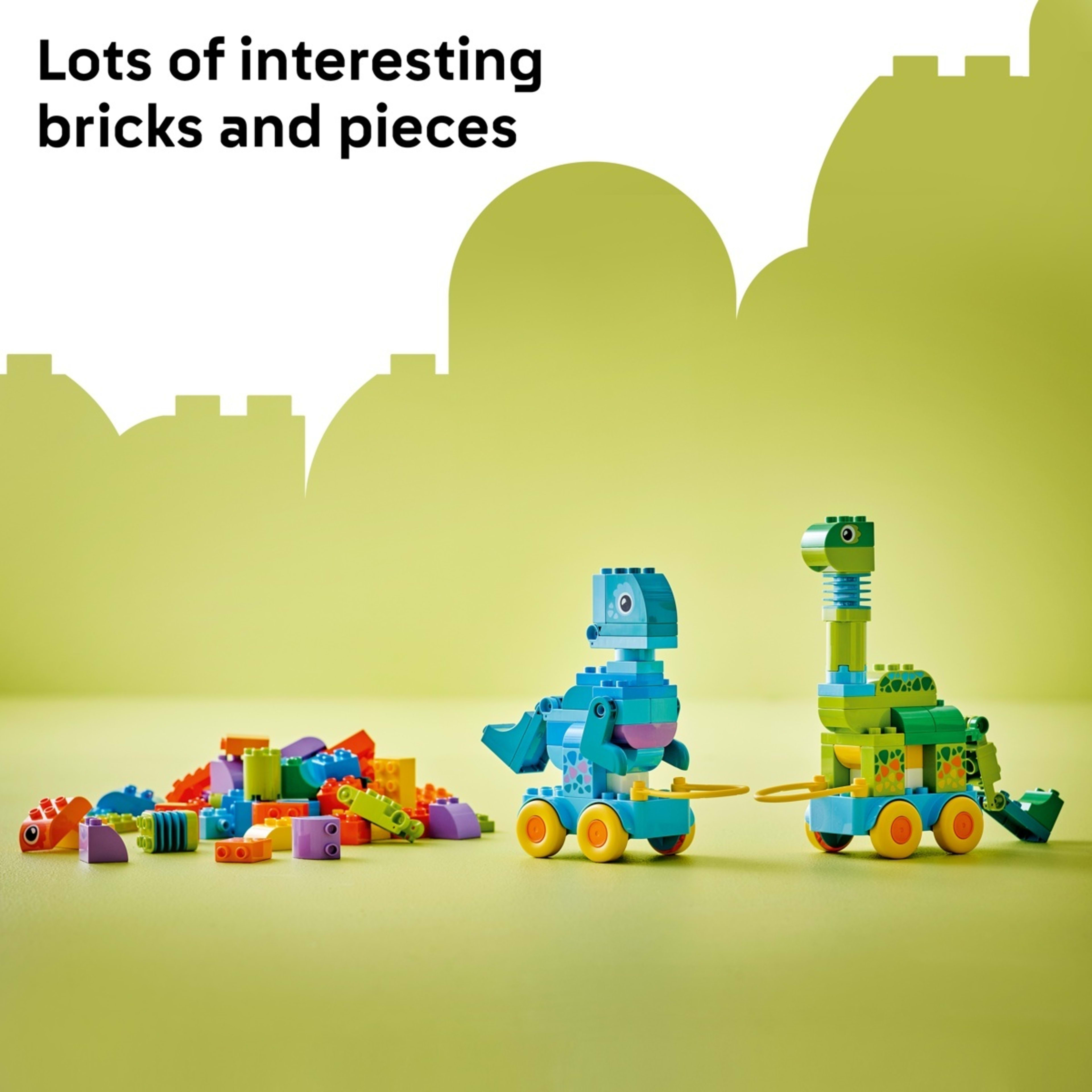 LEGO DUPLO Town 3-in-1 Dinosaurs on Wheels 10451 - Kmart