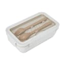 Oatmeal Wheat Straw Lunch Box with Cutlery - Kmart