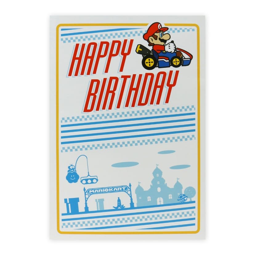 Hallmark Nintendo Mario Kart Interactive Birthday Card - 1st Place ...