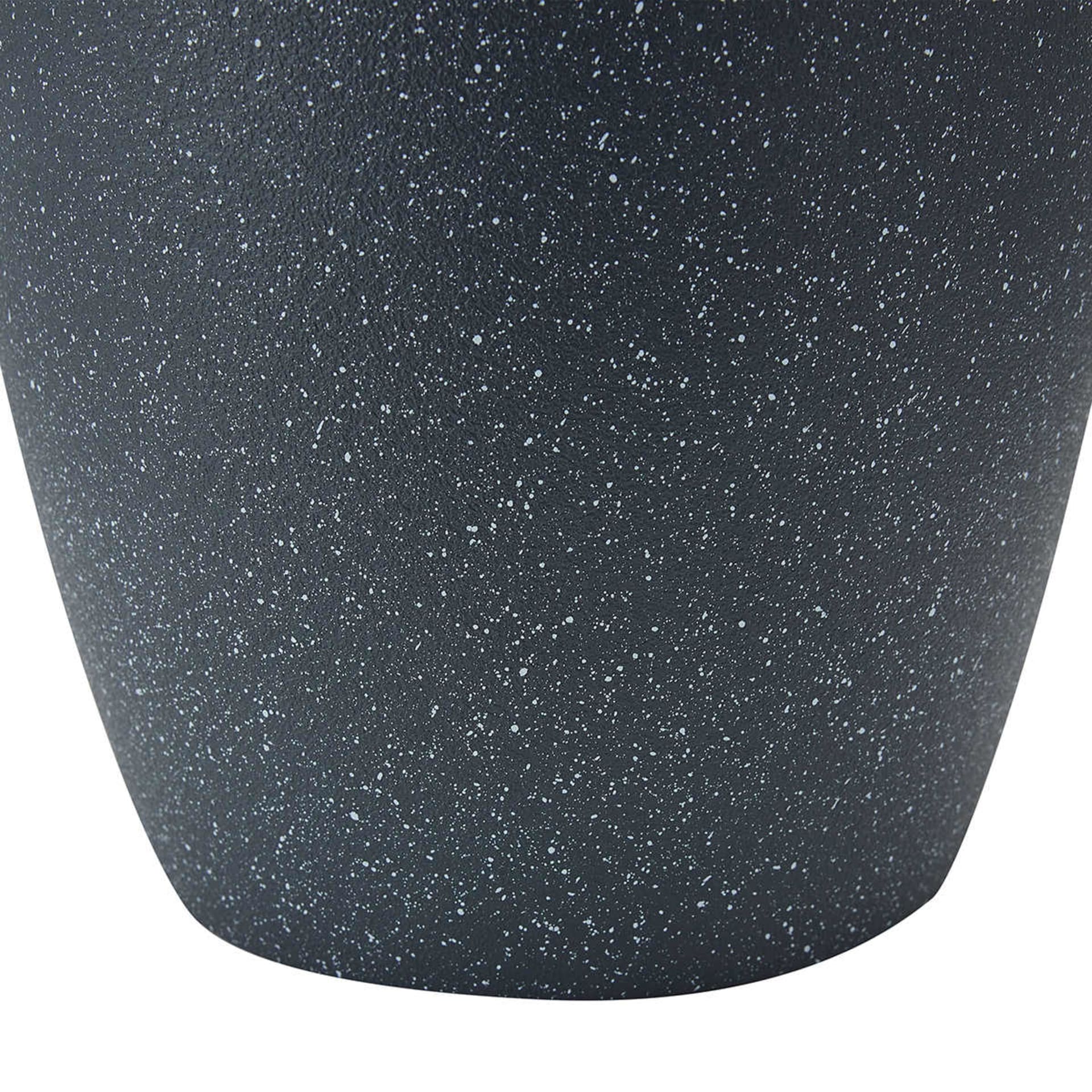 28cm Textured Pot - Grey - Kmart