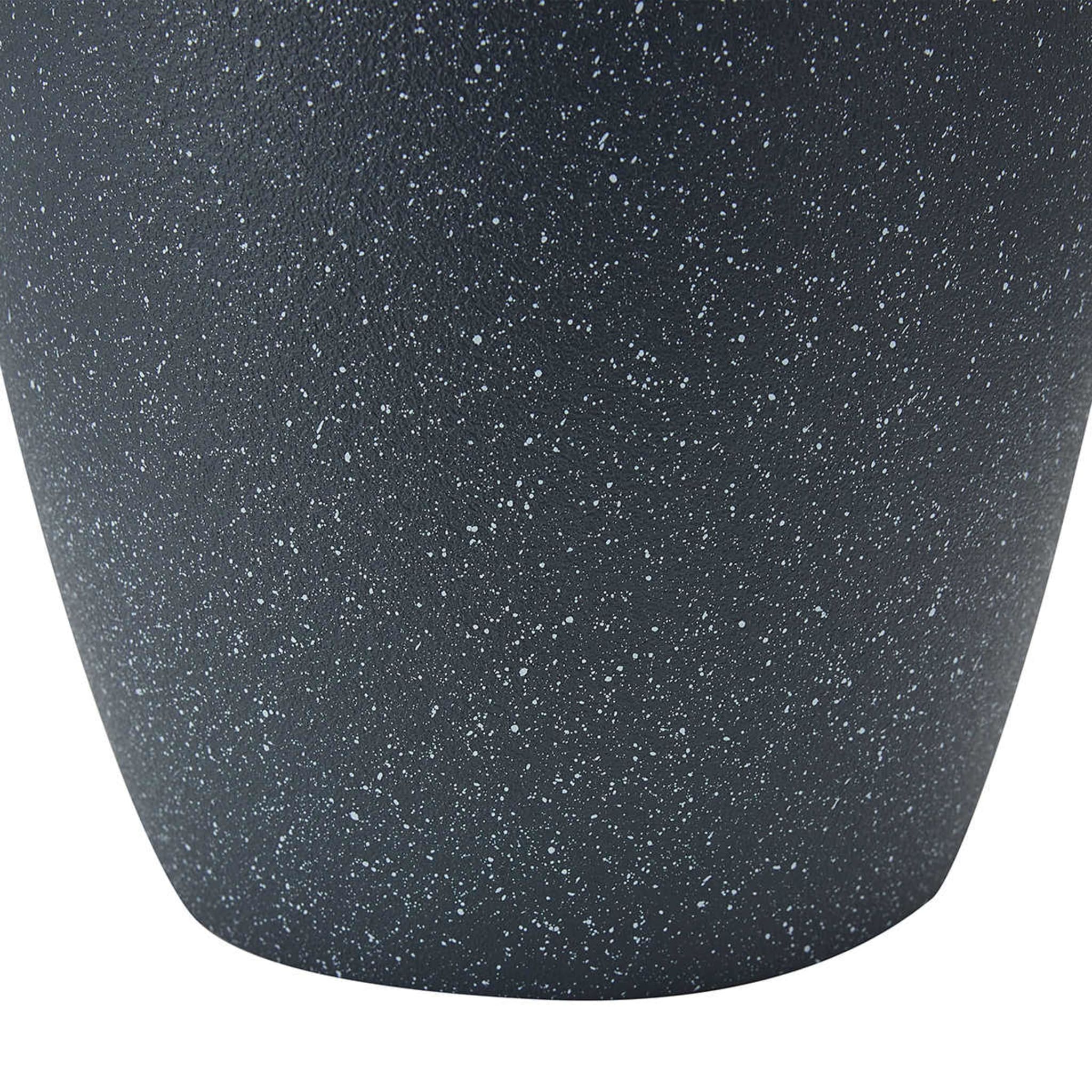 28cm Textured Pot - Grey - Kmart