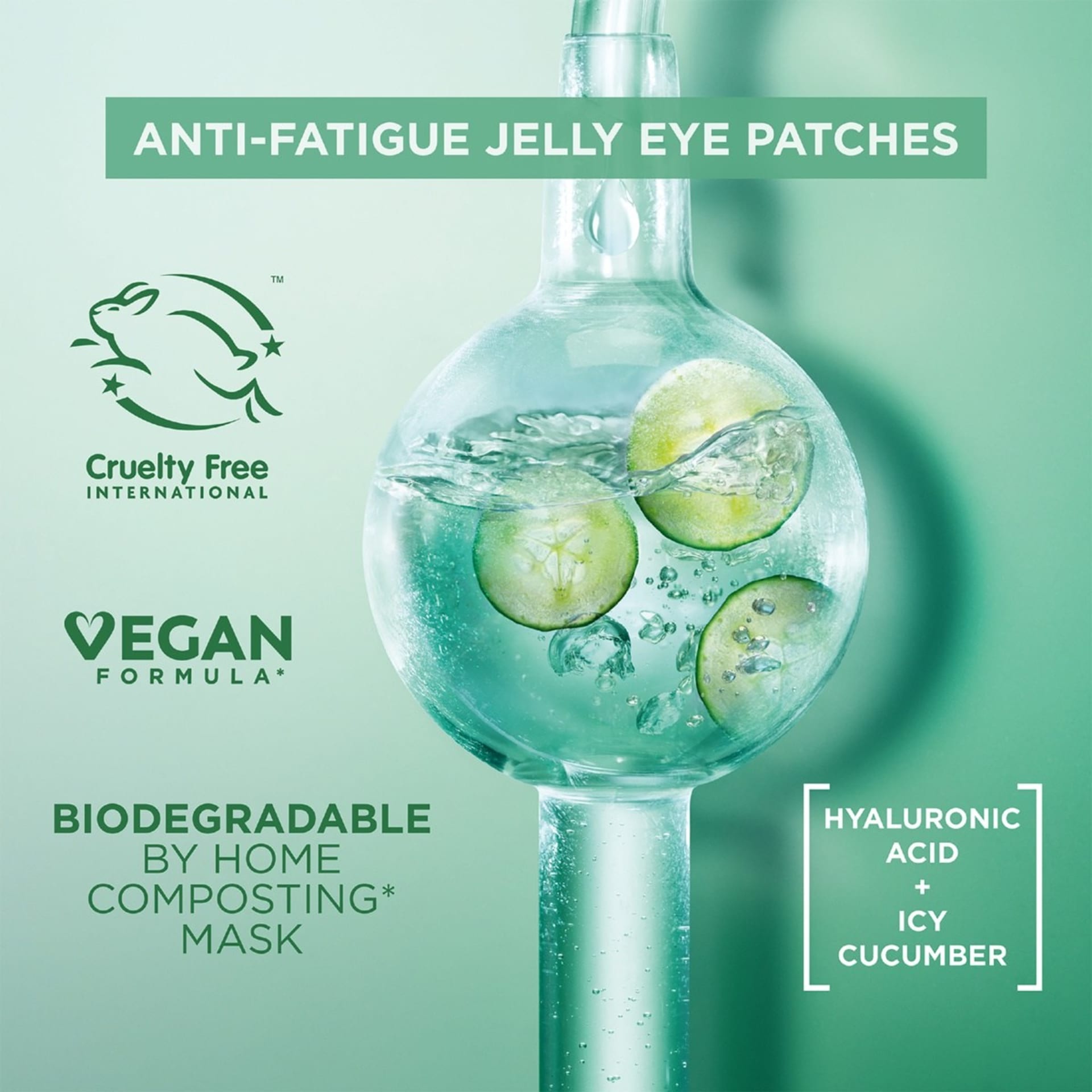 Garnier SkinActive Anti-Fatigue Jelly Eye Patches 5g - Hyaluronic ...